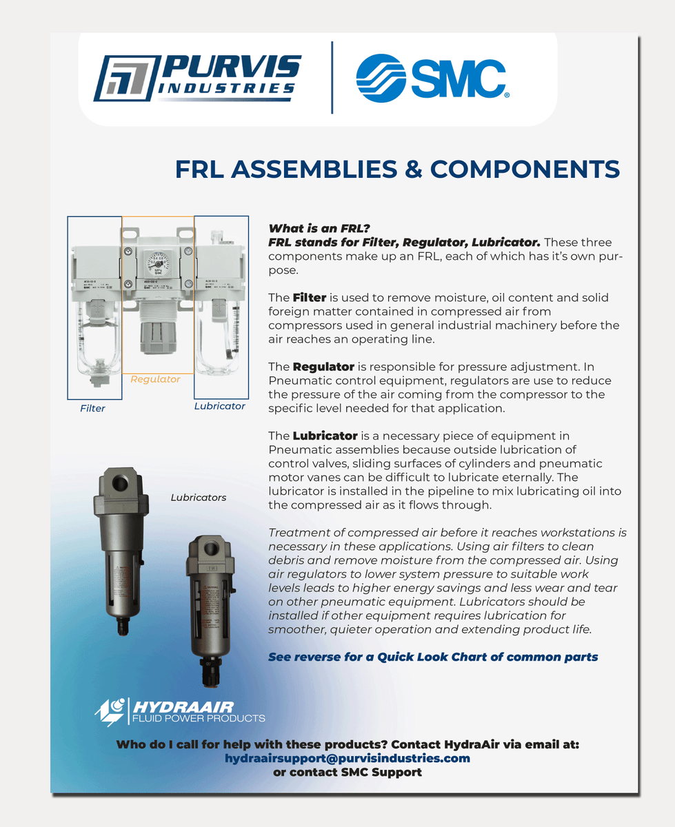 FRL Assemblies & Components Flyer – Purvis Gear